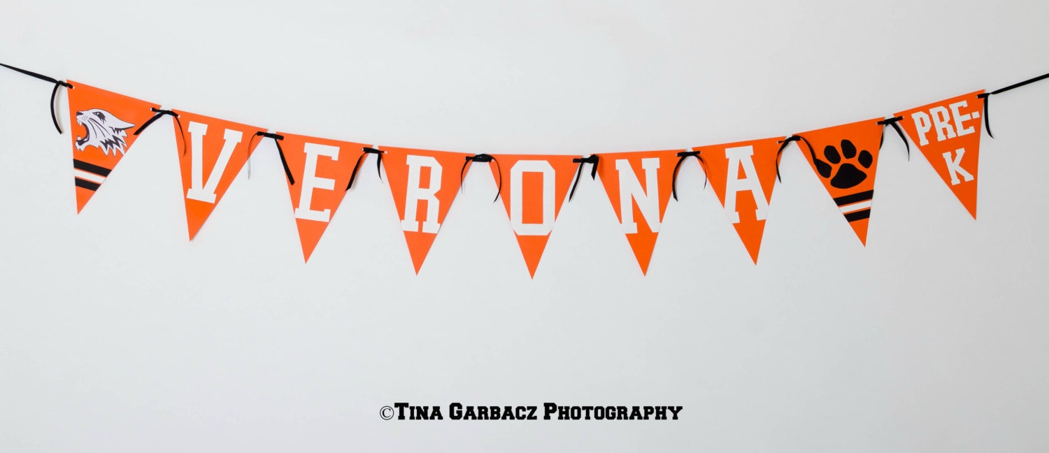 School Team Spirit Banner-Custom And Personalized Flags
