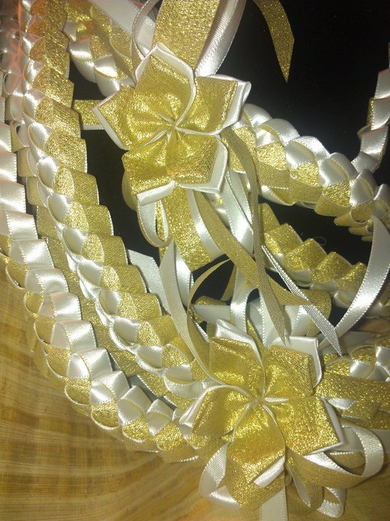 Single Braid Ribbon Lei by melokiadesigns on Etsy
