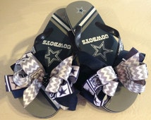 Popular items for football flip flops on Etsy