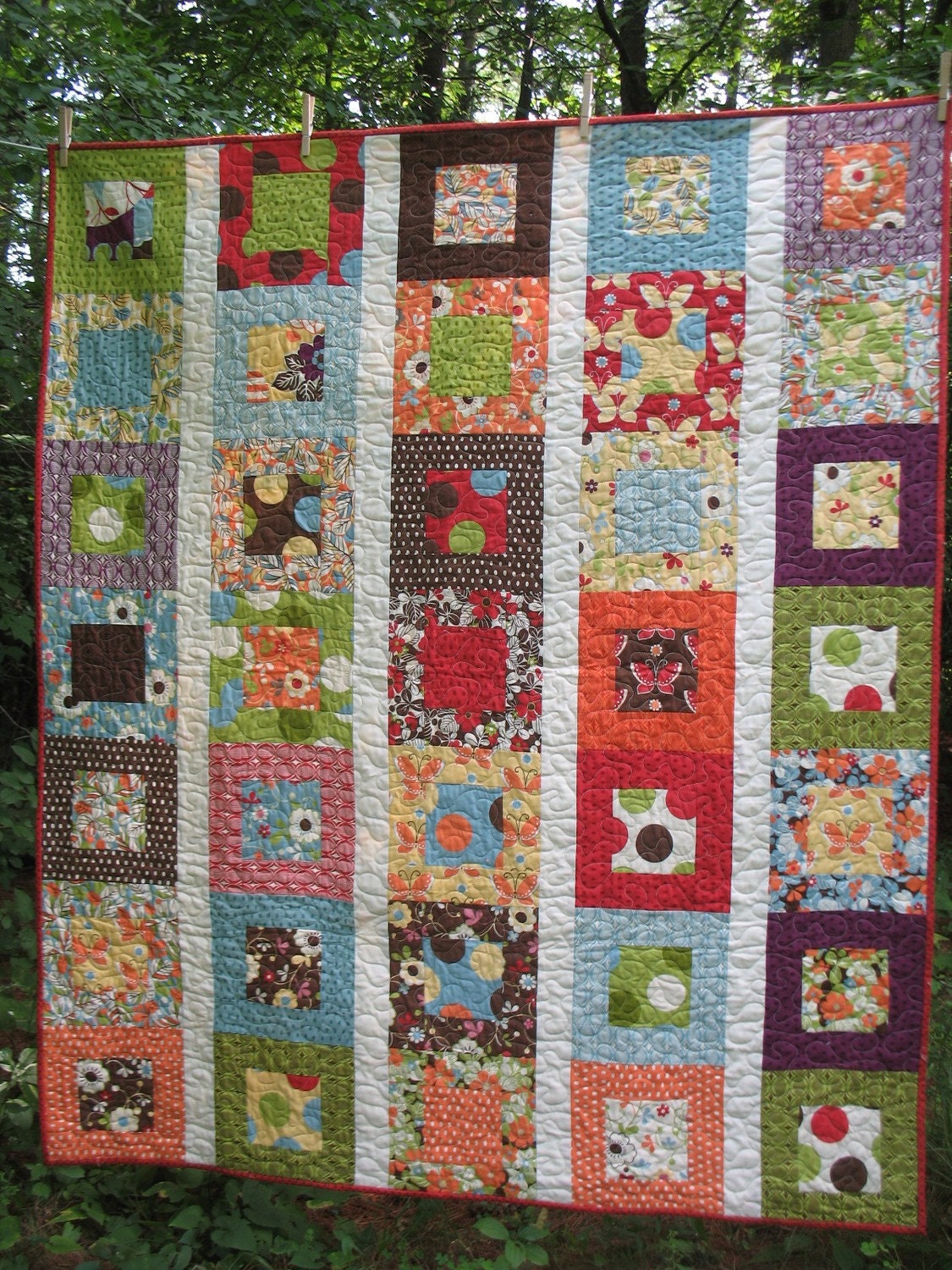 PATTERN Funky Filmstrip Quilt...multiple by ModernMaterialGirl