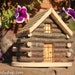 Miniature Cabin Cake Topper Rustic Wedding by thatfamilyshop
