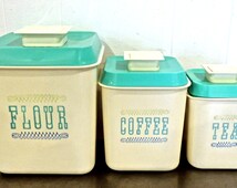 Popular items for vintage canister on Etsy