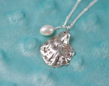 Unique oyster shell pendant related items | Etsy