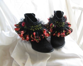Ruffled boot cuffs | Etsy