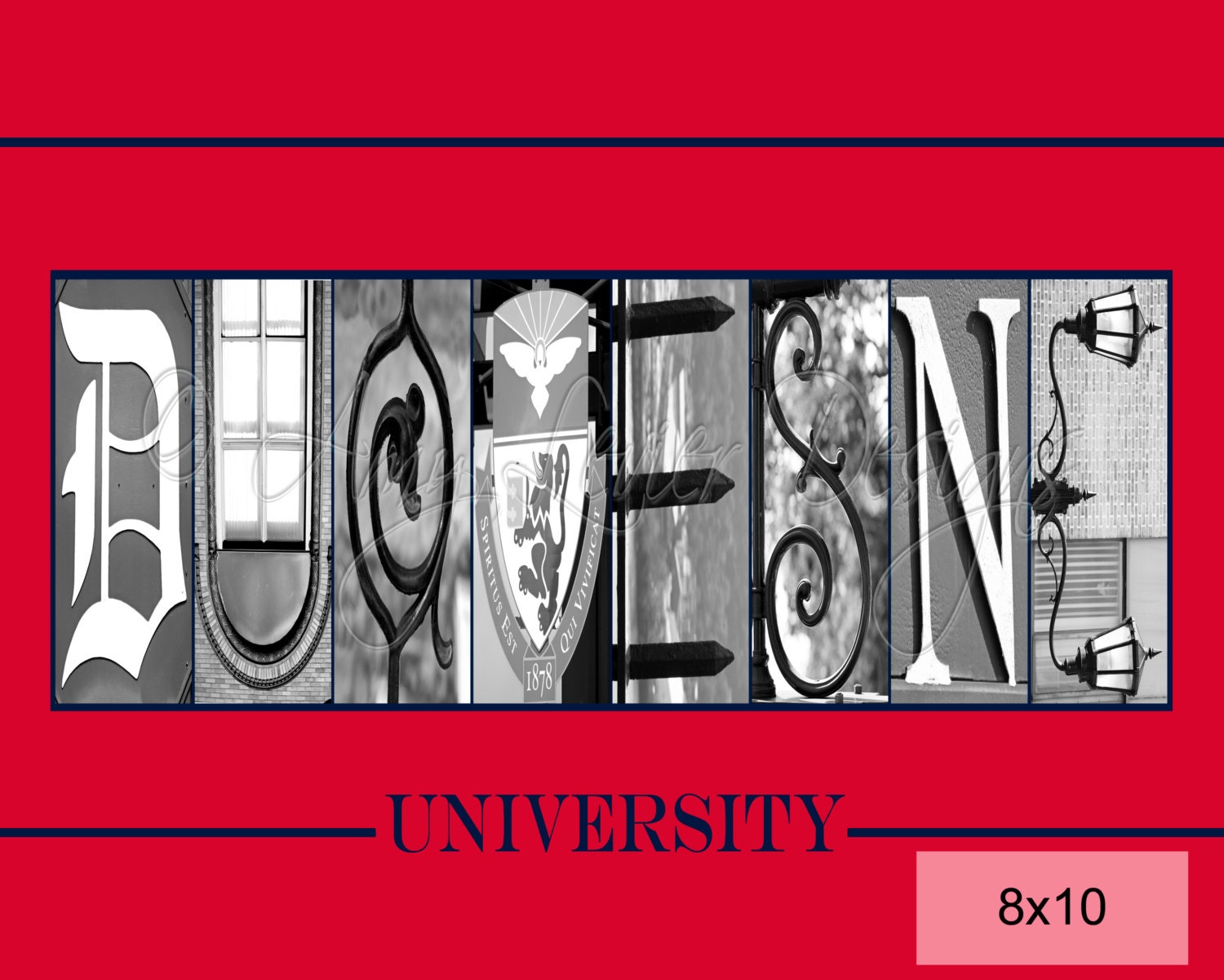 Duquesne University Alphabet Photography Letter Art various