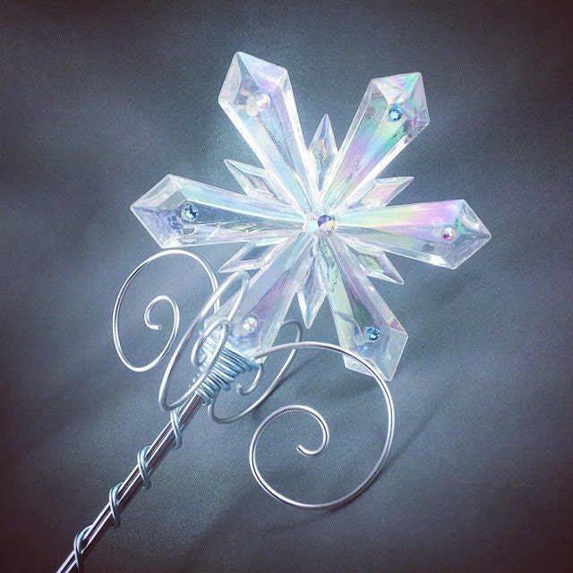 Crystal Ice Queen Sceptre Frozen Costume Elsa Snow by angelyques
