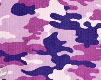 Purple camo fabric | Etsy