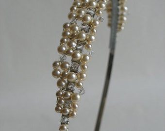 Bridal Headband Beautiful Wedding Tiara Crystals and