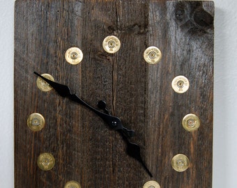 Popular items for rustic wood clock on Etsy