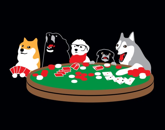 ᗩNUBIS - The new Poker dogs, now on Etsy: Poker Meme Dogs - Plurk
