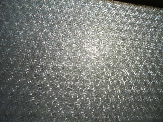 a very cool antique vintage TEXTURED privacy GLASS wood wooden