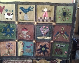 Popular items for wool quilts on Etsy