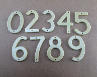 Plastic house number | Etsy