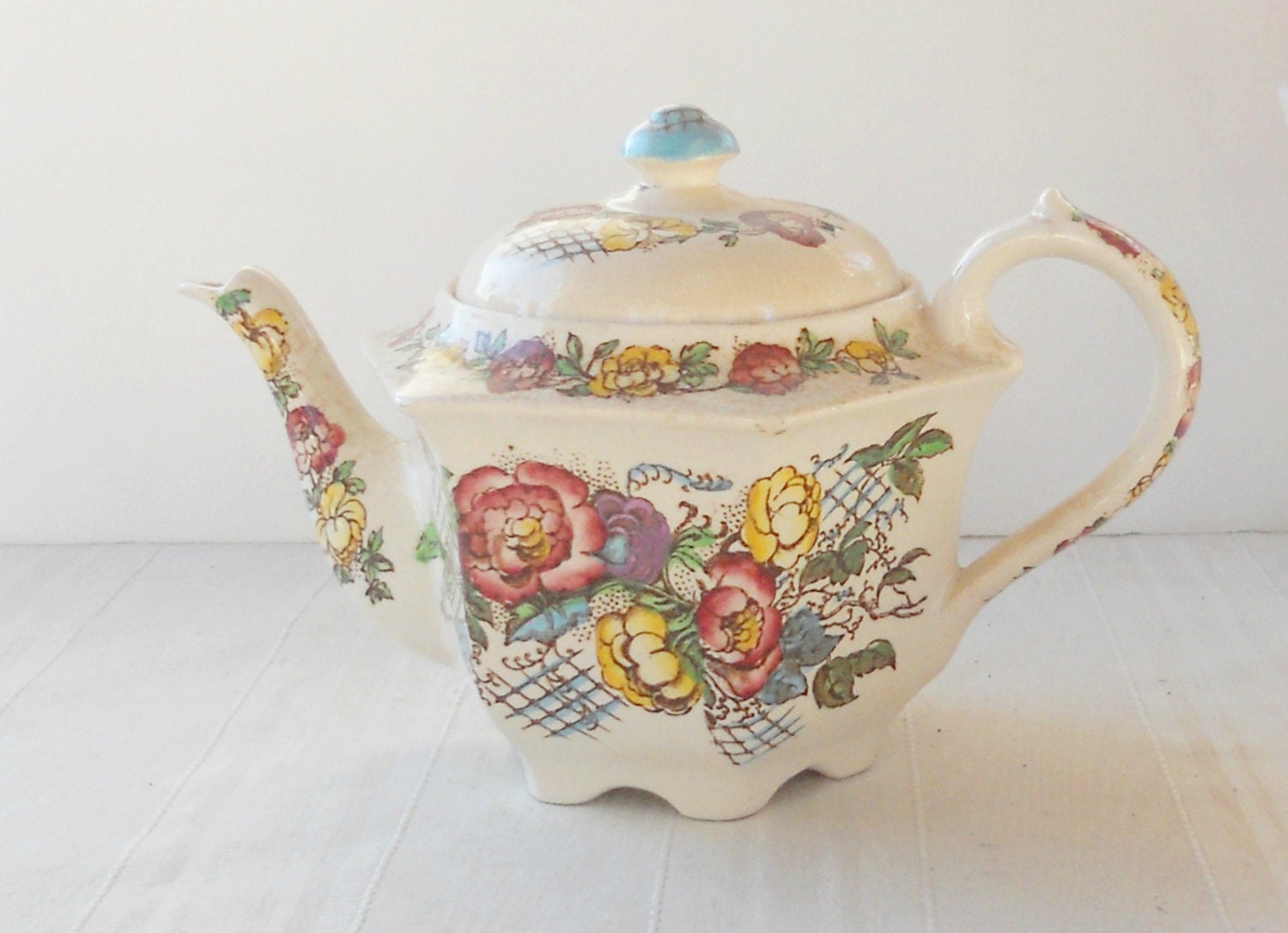Vintage Sadler English Bone China Tea Pot, English Country, Tea Party ...