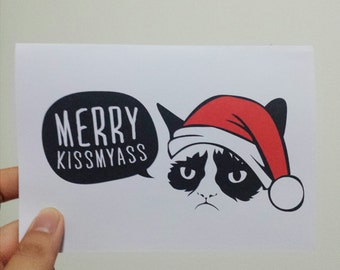 Grumpy Cat Christmas Card