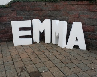 Styrofoam letters | Etsy