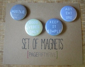 Word magnets | Etsy
