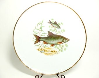 Popular items for porcelain fish plate on Etsy