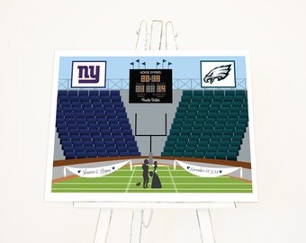 Popular items for football wedding on Etsy