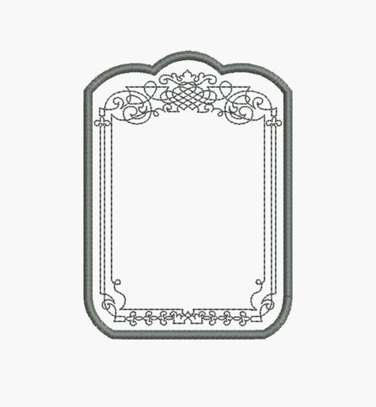 Instant Download Machine Embroidery Frame by AliceBroderie on Etsy