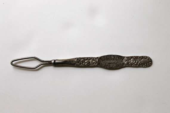 1930s Jordan Marsh Boot Button Hook Tool Vintage Button Loop