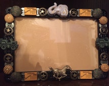 Popular items for safari picture frame on Etsy