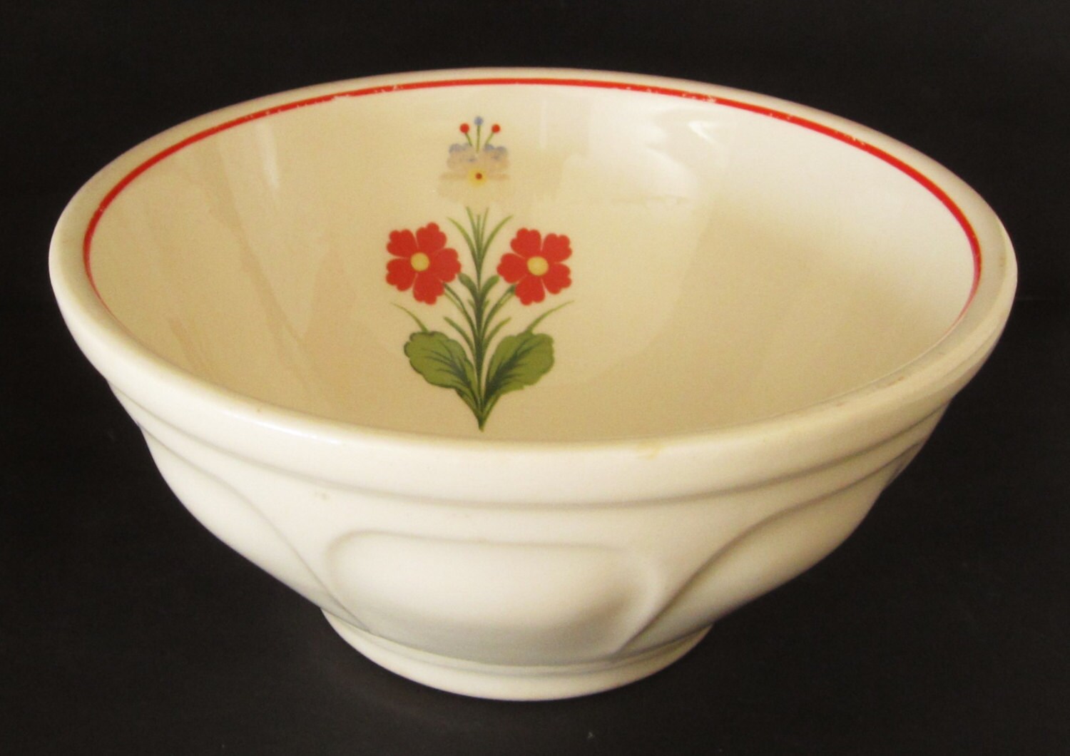 Vintage Universal Pottery Company of Cambridge, Ohio Flowered Red ...