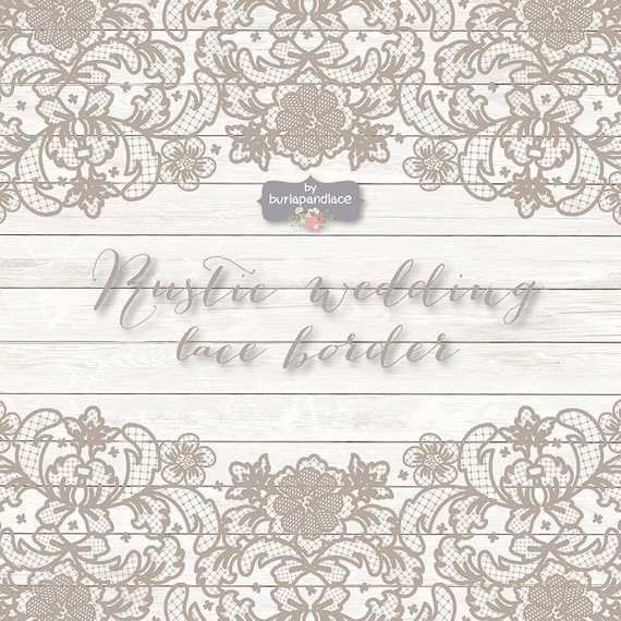 Rustic Wedding Page Border