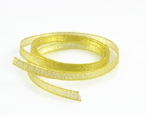 Popular items for metallic gold ribbon on Etsy