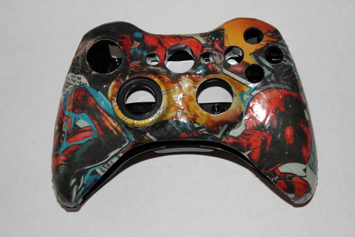Custom Xbox 360 Comic Book Controller Spiderman Spider-man