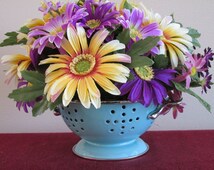 Popular items for metal colander on Etsy