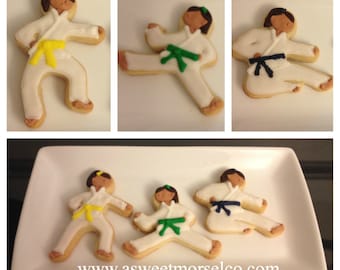 Popular items for karate cookies on Etsy