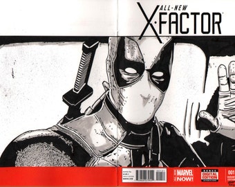 All-New X-Factor #1 Blank comic with original wraparound DEADPOOL ...