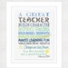 Teacher Appreciation Print End of Year Teachers by DaLiMiCreative