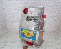 Popular items for slot machine bank on Etsy