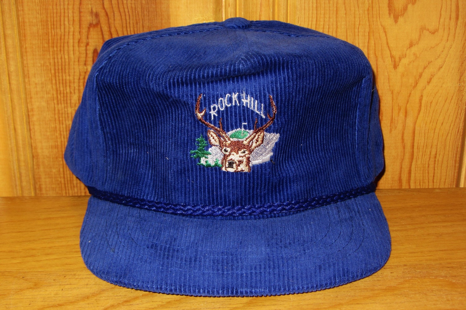 ROCK HILL Golf & Country Club Vintage 80s Blue Colored Corduroy Golfing ...