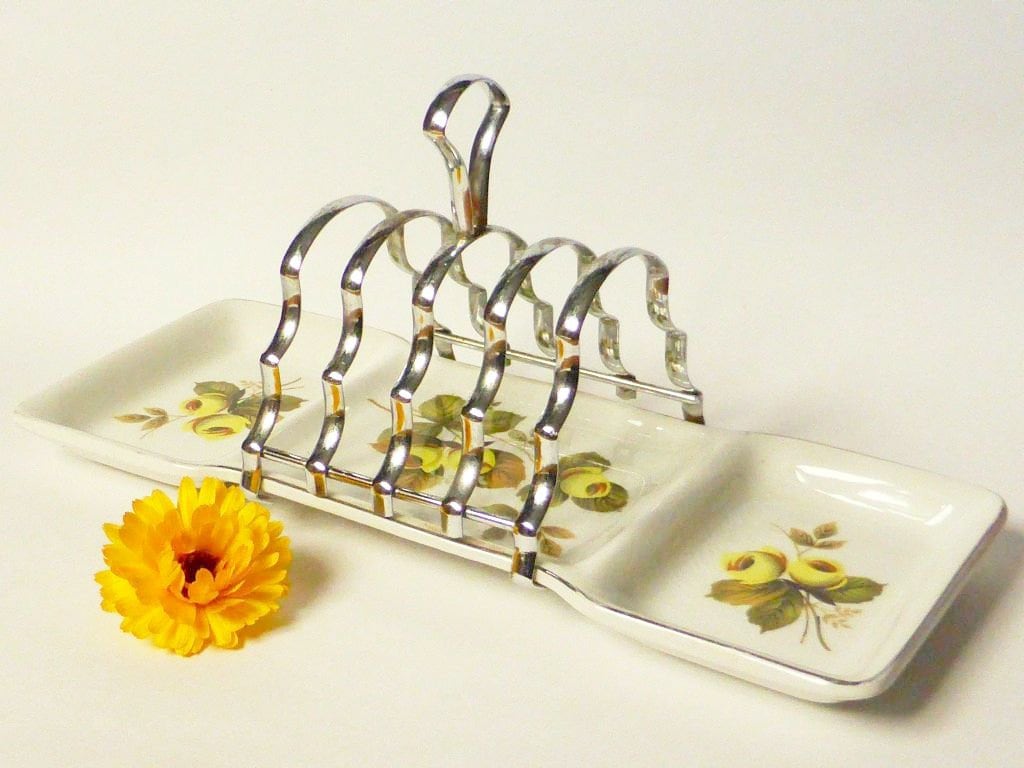 Toast Rack and Serving Dish ~ Stylecraft ~ Vintage Servingware ~ Retro ...