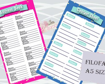 Popular items for compact filofax on Etsy