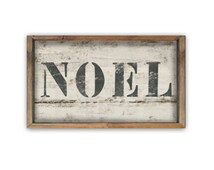 Unique noel sign related items | Etsy