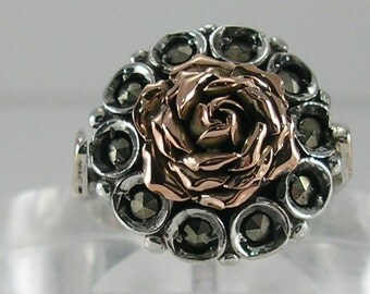 Popular items for marcasite rose on Etsy