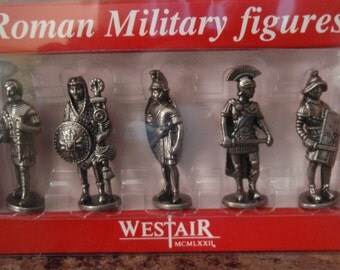 Miniature Pewter Roman Military Figures by Westair Heritage Products ...