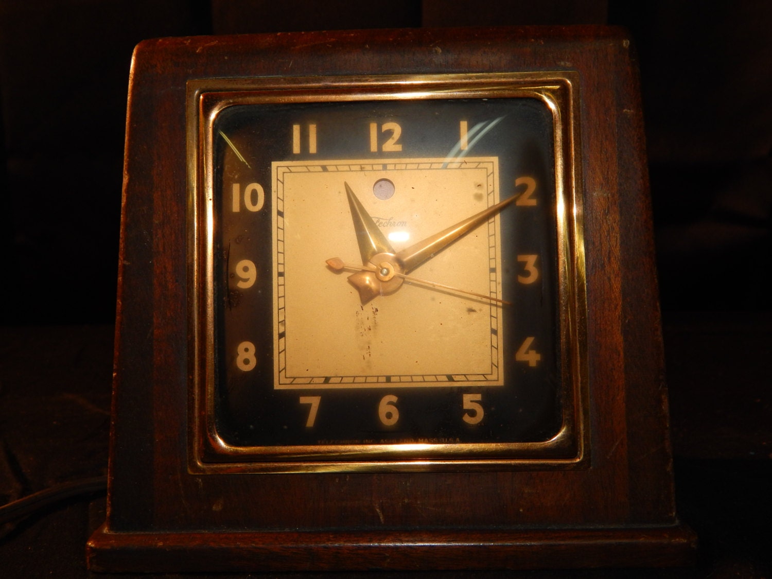 Vintage Telechron Electric mantle clock-1950s by MyClockShop