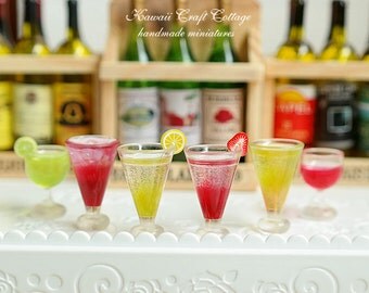 Unique miniature cocktails related items | Etsy