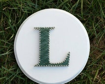 Popular items for monogram string art on Etsy
