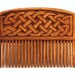 Viking Wooden Comb with Plait