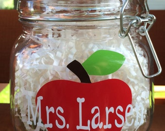 Popular items for teacher candy jar on Etsy