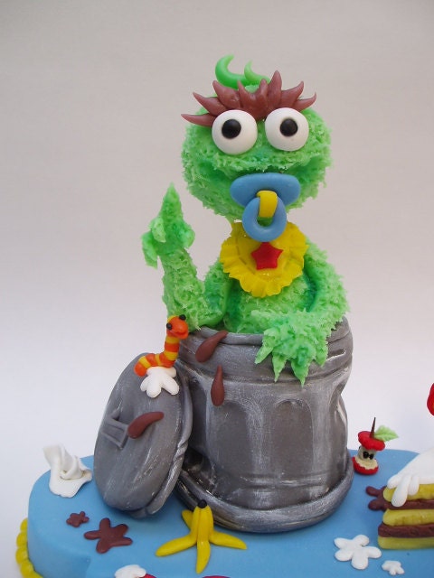 Sesame Street cake topper decoration / Sesame by CreacionesDeElena