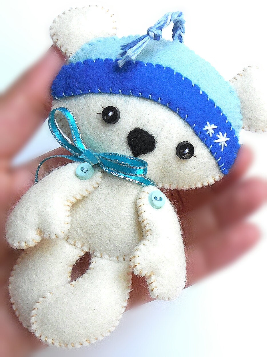 Polar Bear-Christmas Ornament PDF Sewing Pattern-Ornament