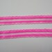 Hot Pink Ribbon Semi Sheer Pink Ribbon 5/8 inch narrow