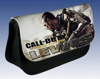Personalised free cod call of duty advanced warfare pencil case / ds ...